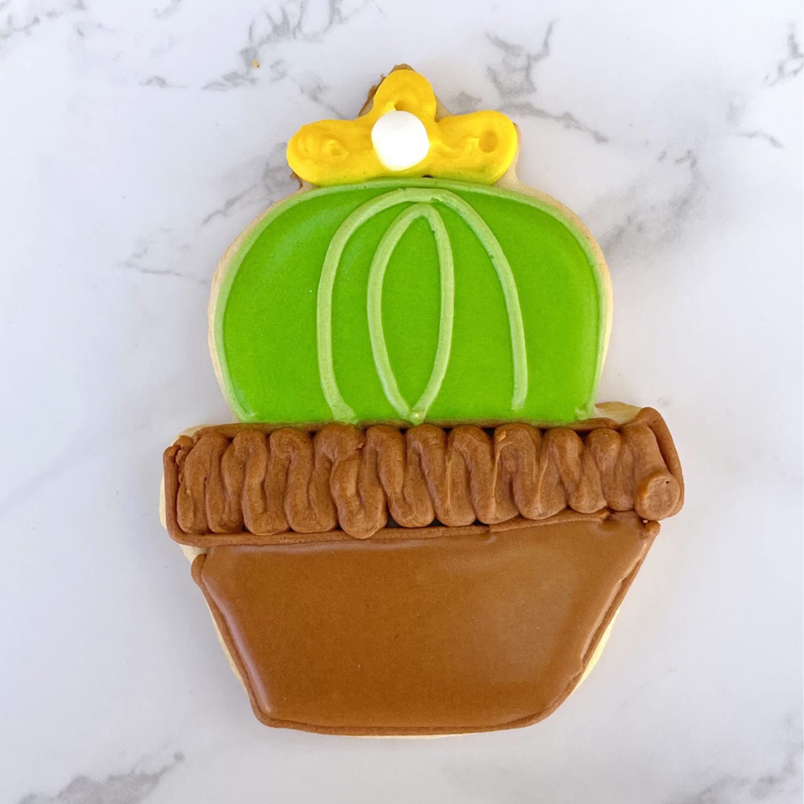 Prickly Pear Cactus Cookie Cutter, 3" Made in USA by Ann Clark