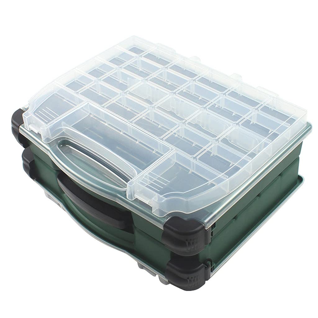 WALNUTA Promotion Fishing Tackle Box Double-Sided Four Layers Multifunctional Fishing Lure Hook Accessories Storage Case Boxes
