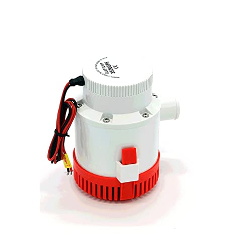XuuSHA Hand Bilge Pump Dc 12v/24v Bilge Pump 3700GPH Electric Water Pump Bilge Pump Automatic (Voltage : 24V)