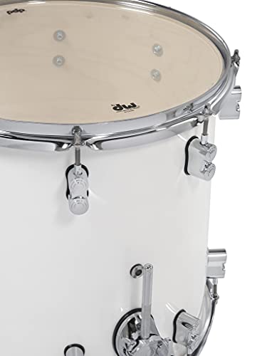 PDP By DW 7-Piece Concept Maple Shell Pack with Chrome Hardware Pearlescent White