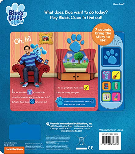 Nickelodeon Blue's Clues & You! - Play Day with Blue! Sound Book - PI Kids (Play-A-Sound)