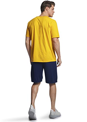 Russell Athletic Men's Cotton Performance Short Sleeve T-Shirt, Gold, XL