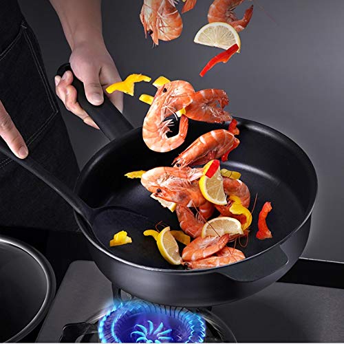 ROLTIN Nonstick Cookware Home Kitchen Ware Pots & Pan Set with Saucepan, Frying Pans, Cooking Pots, Lids, Utensil(Without Knife) (Size : Style B) ()