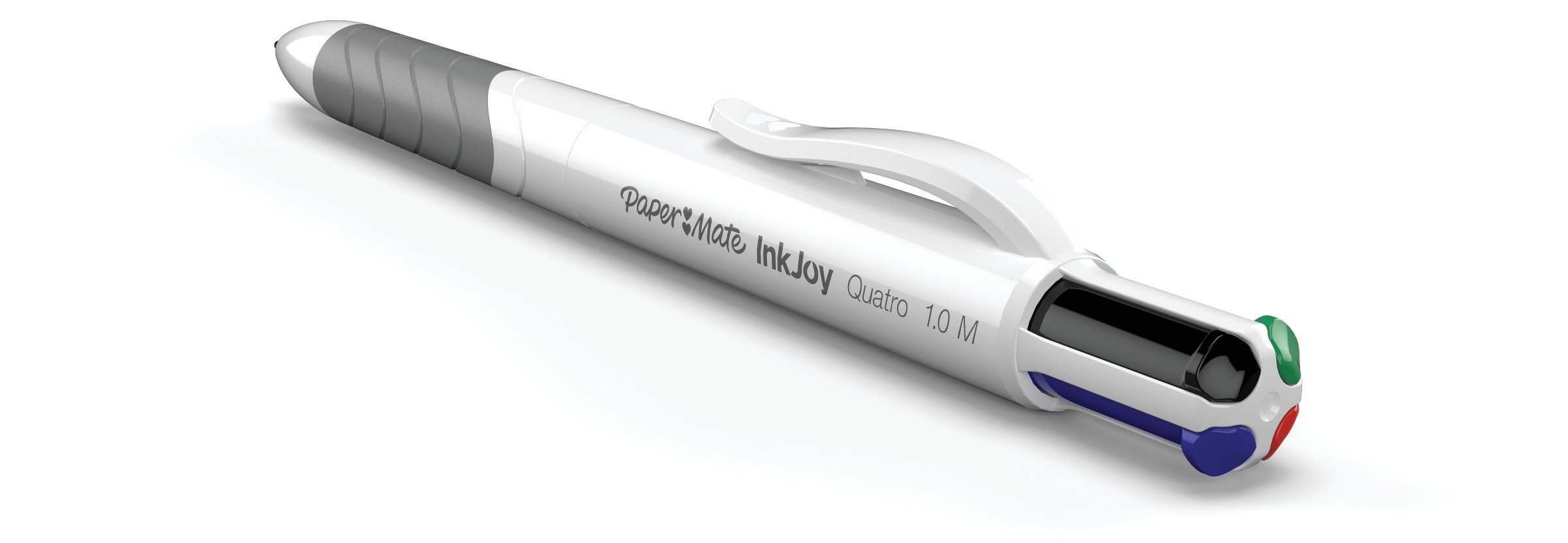 Paper Mate InkJoy Quatro Retractable Ballpoint Pens, Medium Point, Business Ink Colors, Box of 12 (1951358)