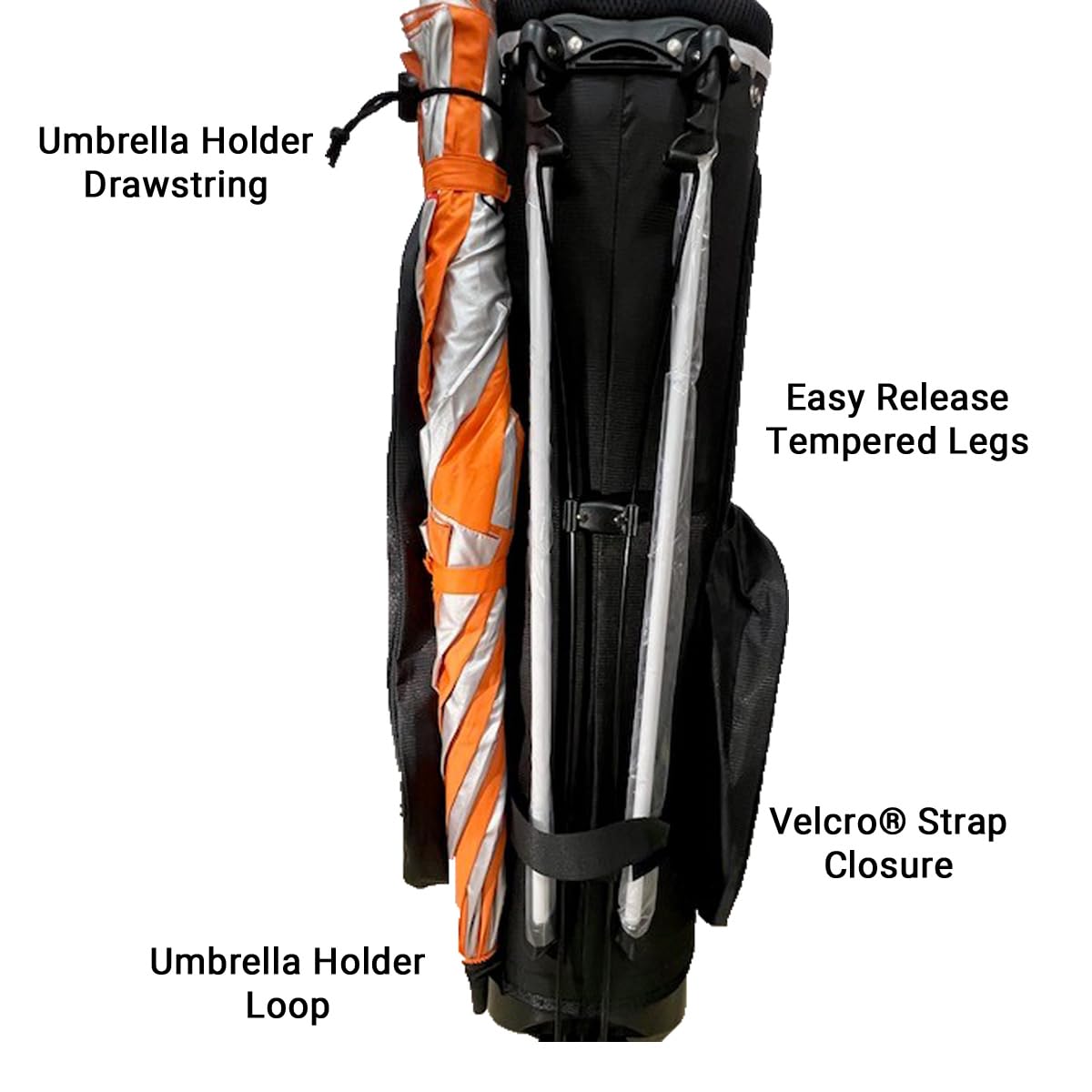 Powerbilt TPS Dunes 14-Way Black/Black Golf Stand Bag