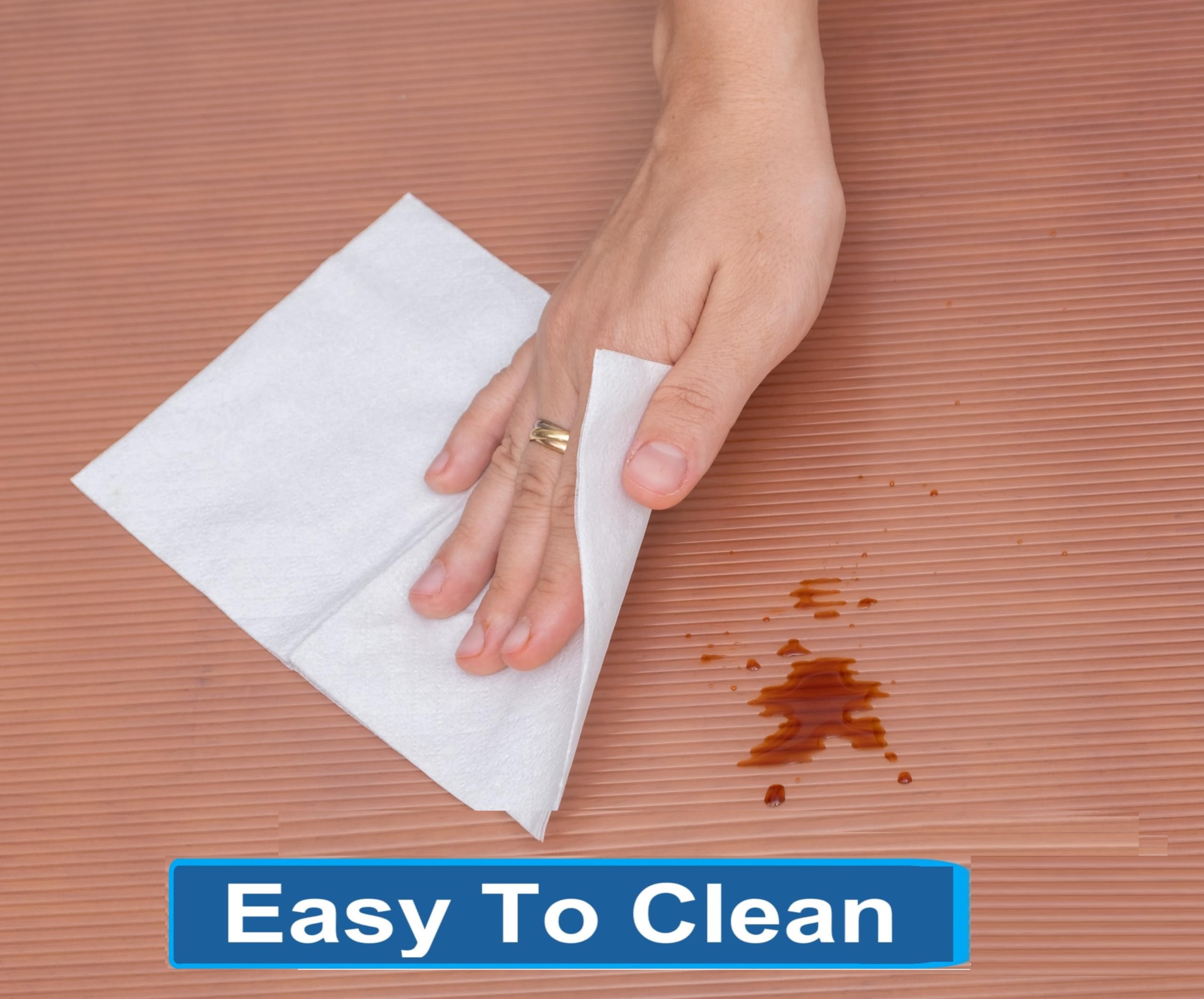 Shelf Liners for Kitchen Cabinets Drawer Liner Non-Slip Cabinet Liners EVA Material Non-Adhesive Shelf Liners Fridge Liner Strong Grip Cabinet Liner. Water & Oil Proof. Gray Strip 18 in X 20 Ft