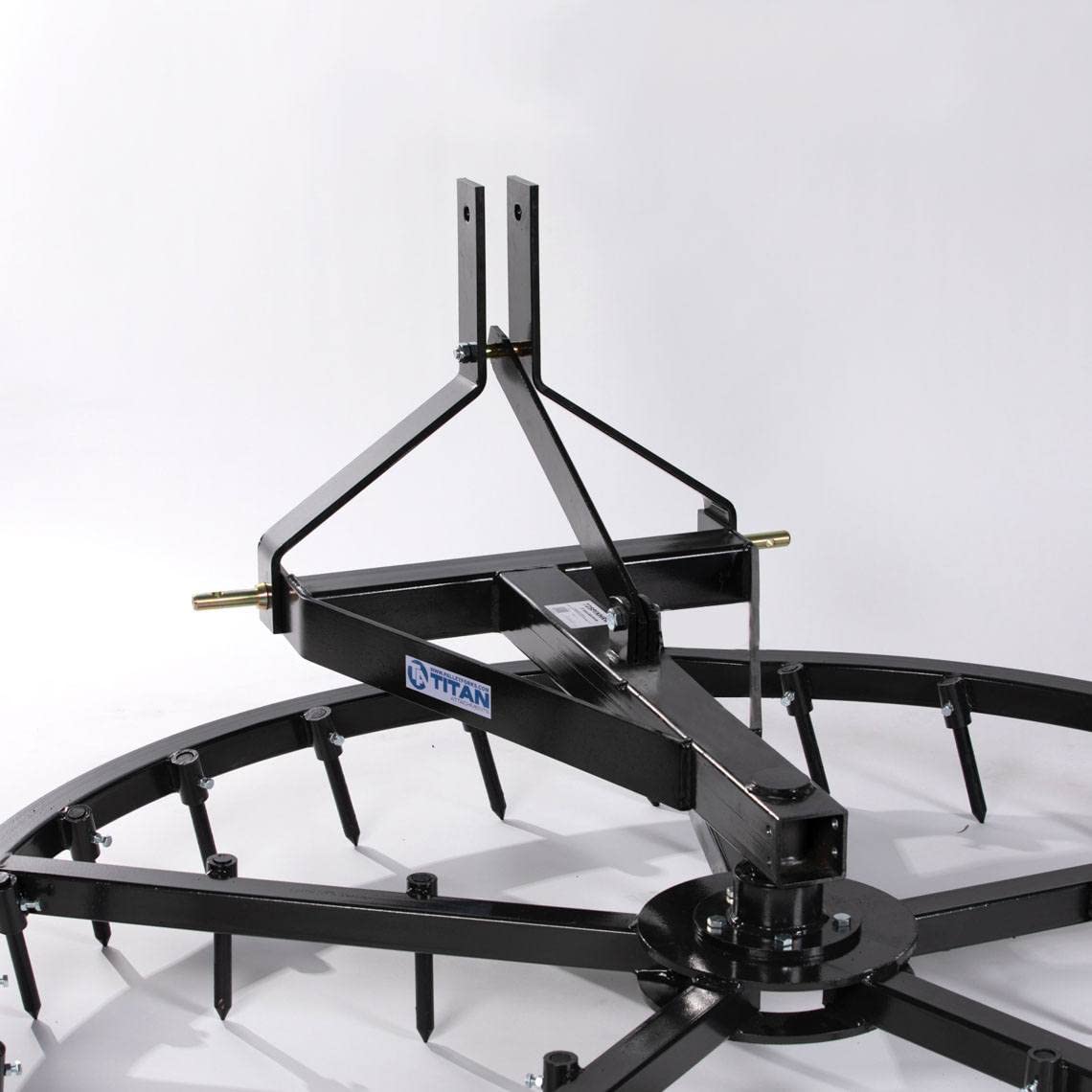 Titan Attachments Arena Spin Harrow Groomer 72" Cat 1 3 Point Quick Hitch HD