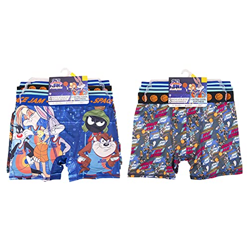 Space Jam Boys' Space Jam Underwear Multipacks, SpaceJam7pkBxrBr, 6