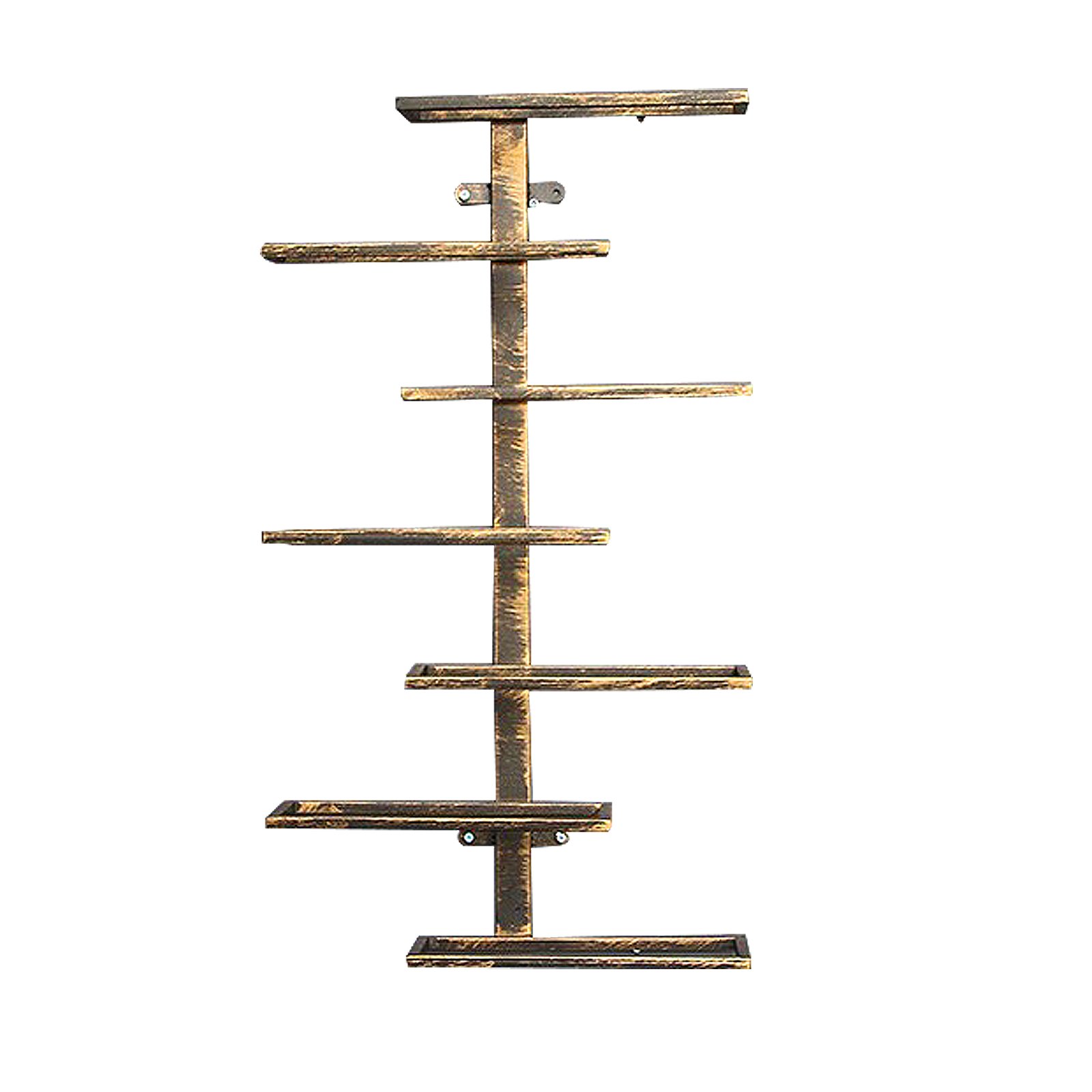 Vintage Retro Wall Mount Wine Rack for Restaurants, Bars, Daily Home furnishings etc (Hold 7 bottles) ¡
