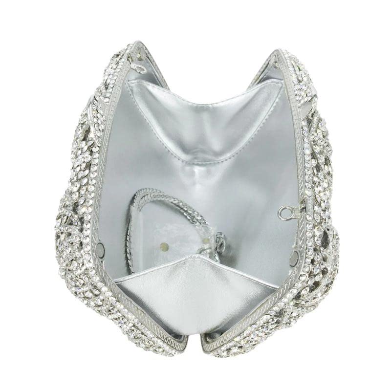 ZHUHW Women Crystal Clutch Evening Handbags Diamond Purse Wedding Party Dinner Bag