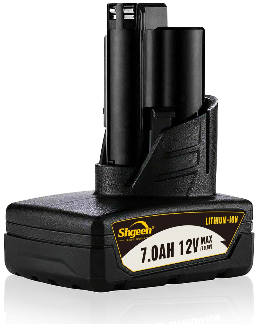 SHGEEN 2P 5.0Ah M-12 12V Replacement Lithium Battery for Milwaukee 12-Volt XC 48-11-2440 48-11-2411 48-11-2402