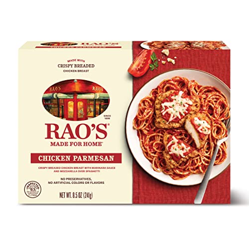 Rao's Made for Home Chicken Parmesan, Frozen Meals, 8.5 oz, Premium Quality Italian Tomatoes, Chicken, and Parmesan