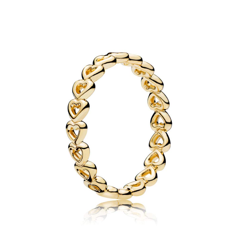 Pandora Band Of Hearts Ring, Size 6