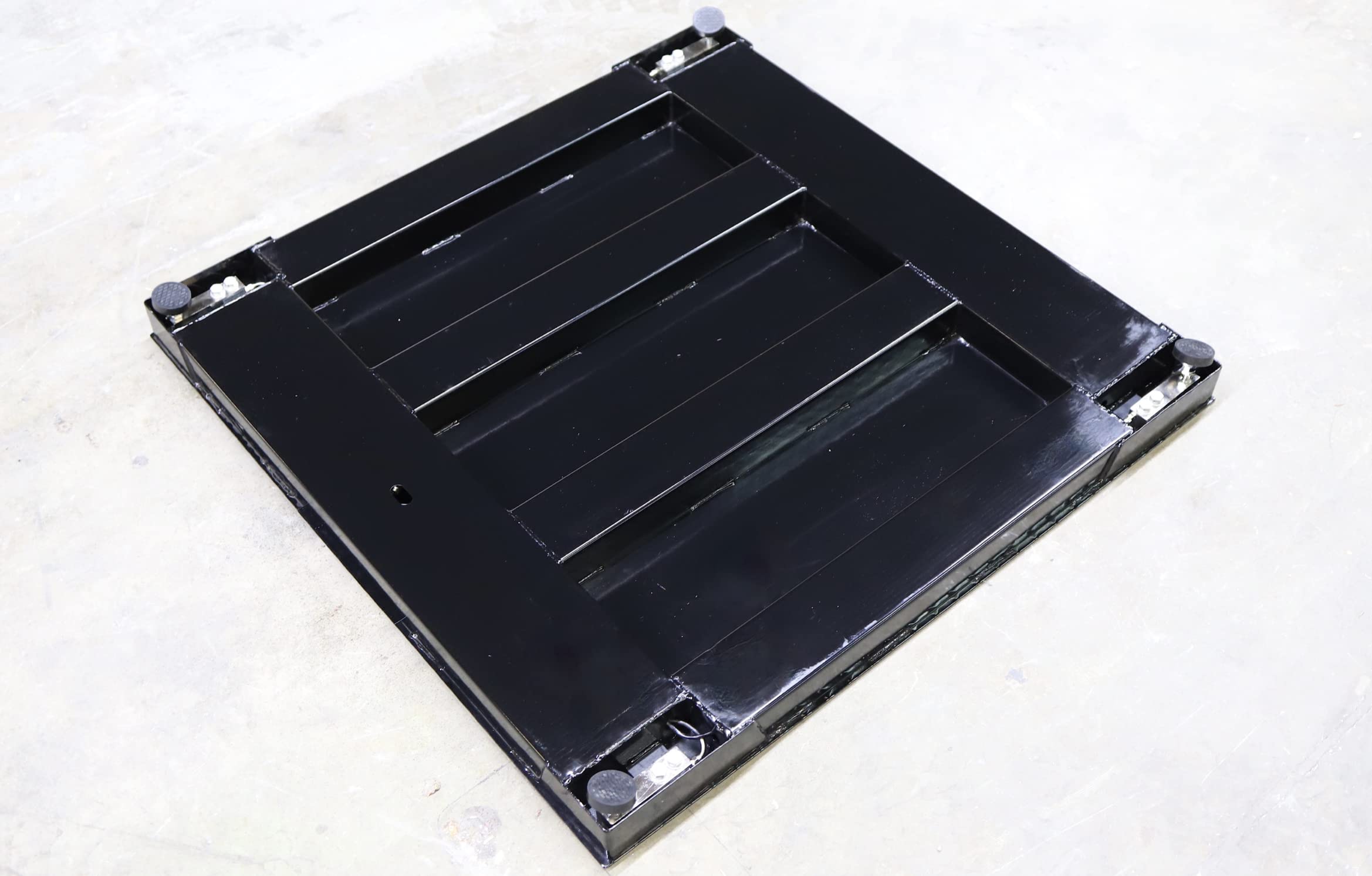 SellEton SL-4x4-10k-NN Floor Scales, Accurate Pallet Scales with Smart Digital Indicator for Warehouse Shipping and Medium Duty Industrial Weighing (48"x48", 10.000 lb x 1 lb)