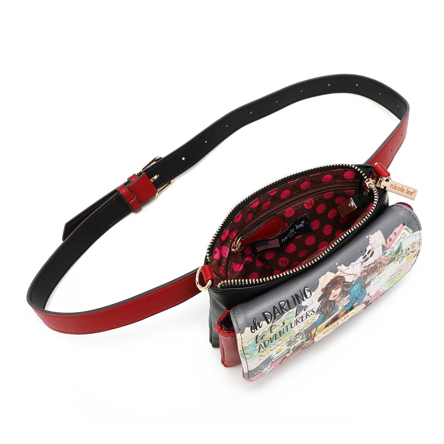 Nicole Lee Small Fanny Pack Crossbody (JOURNEY OF STEPHANIE)