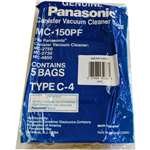 Panasonic Paper Bag, Pana Type C4 Canister 2750 5Pk #038-150