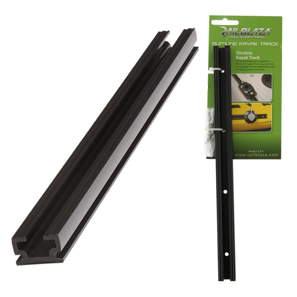 RAILBLAZA Unisex's Slimline Track, Black, 12-Inch