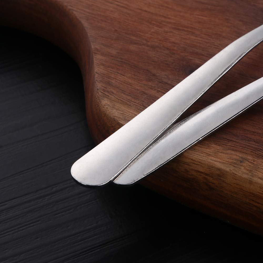 Tea Spoons 12-Piece Stainless Steel Set Use for Home, Kitchen, Restaurant- 5.86 Inches, Silver