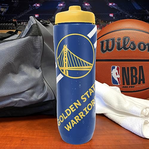 Party Animal NBA Golden State Warriors Squeezy Water Bottle