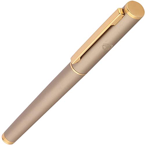 Oculus Swag-1332 Premium Collection Executive Medium Nib Golden Trims Metallic Fountain Metallic Pen.