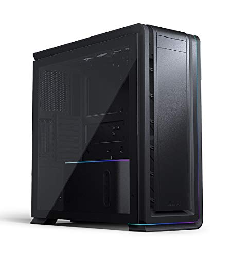 Phanteks Enthoo 719 (PH-ES719LTG_DBK01) High Performance Full Tower Case – Tempered Glass, Aluminum panels, dual system/psu support, massive storage, Fan Hub, Digital-RGB lighting, Black