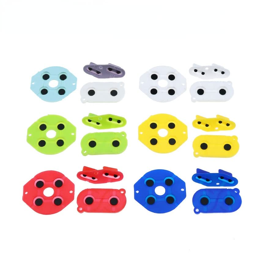 ZLiu Fire 1set Rubber Conductive Buttons for Gameboy GB A-B D-pad Silicone Start Select Keypad for Game Boy DMG-01