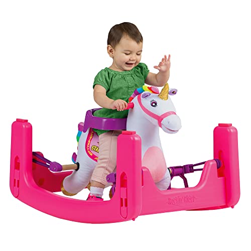 Rockin' Rider Starlight Grow-with-Me Unicorn, Pink