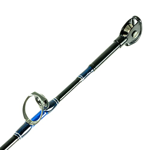 Shimano Talavera Bluewater Roller Tip Slick Butt Saltwater Fishing Rods, 1pc Power: HVY | Action: Mod Fast [TEBC60HSBRTA], Length: 6'0