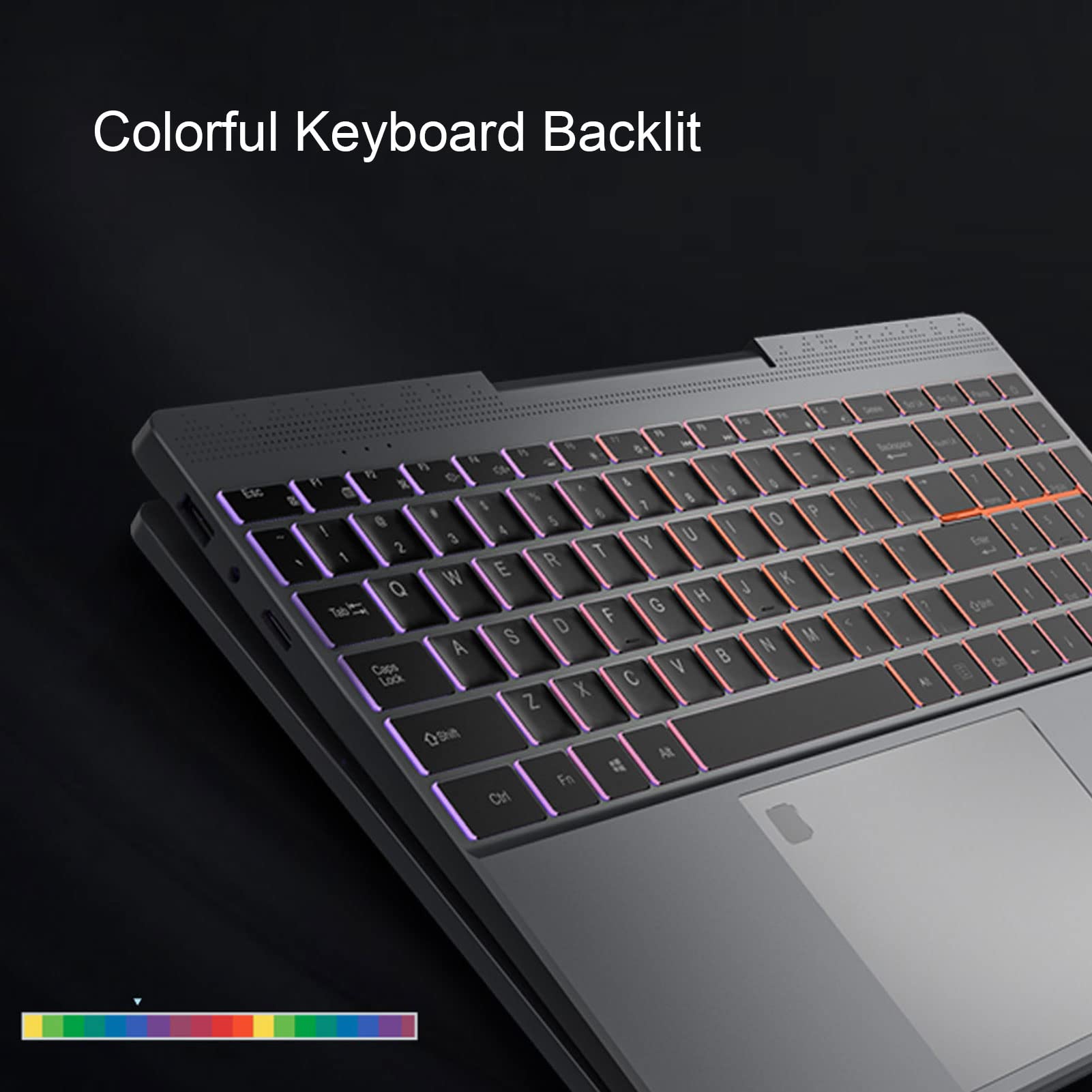 Tablet Laptop, RGB Backlit 4096 Pressure 15.6in Touchscreen Gravity Sensor Gaming Laptop 12GB DDR5 RAM Multi Mode for Family (US Plug 512GB)