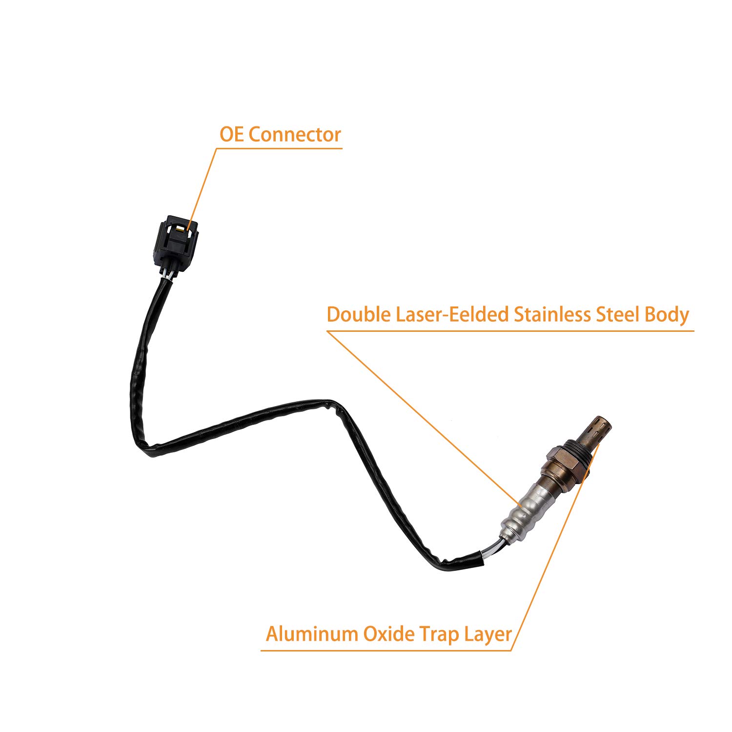 Oxygen Sensor Upstream & Downstream O2 Sensor 2PCS | for Chrysler 300 Town & Country Dodge Dakota Durango Ram Jeep Wrangler Grand Cherokee & More | Replace# 234-4587, 05149171AA, 68144248AA