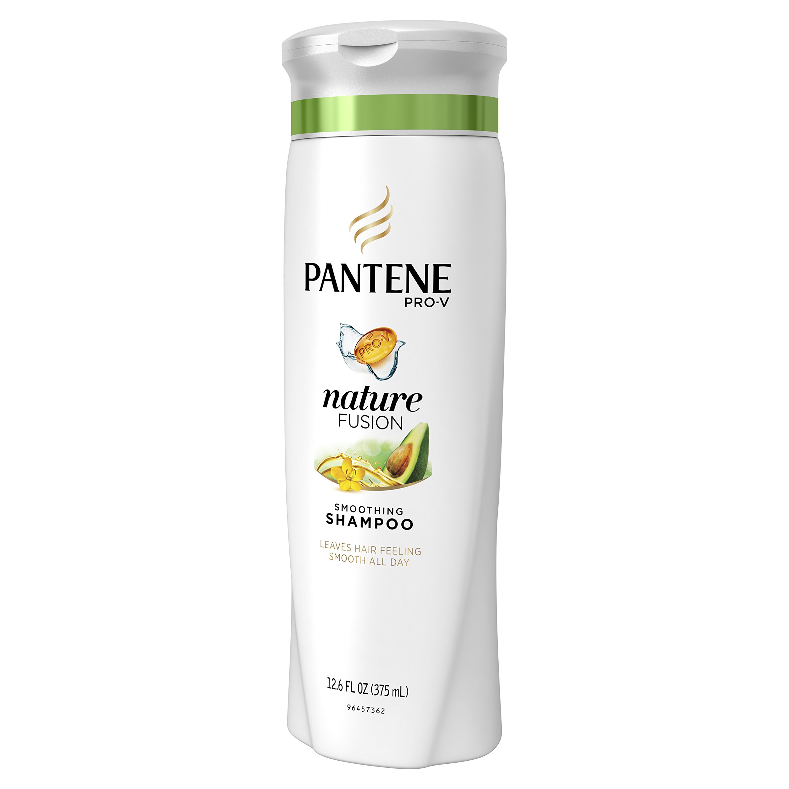 Pantene Pro-V Nature Fusion Smoothing Shampoo with Avocado Oil 12.6 fl oz (Pack of 3)