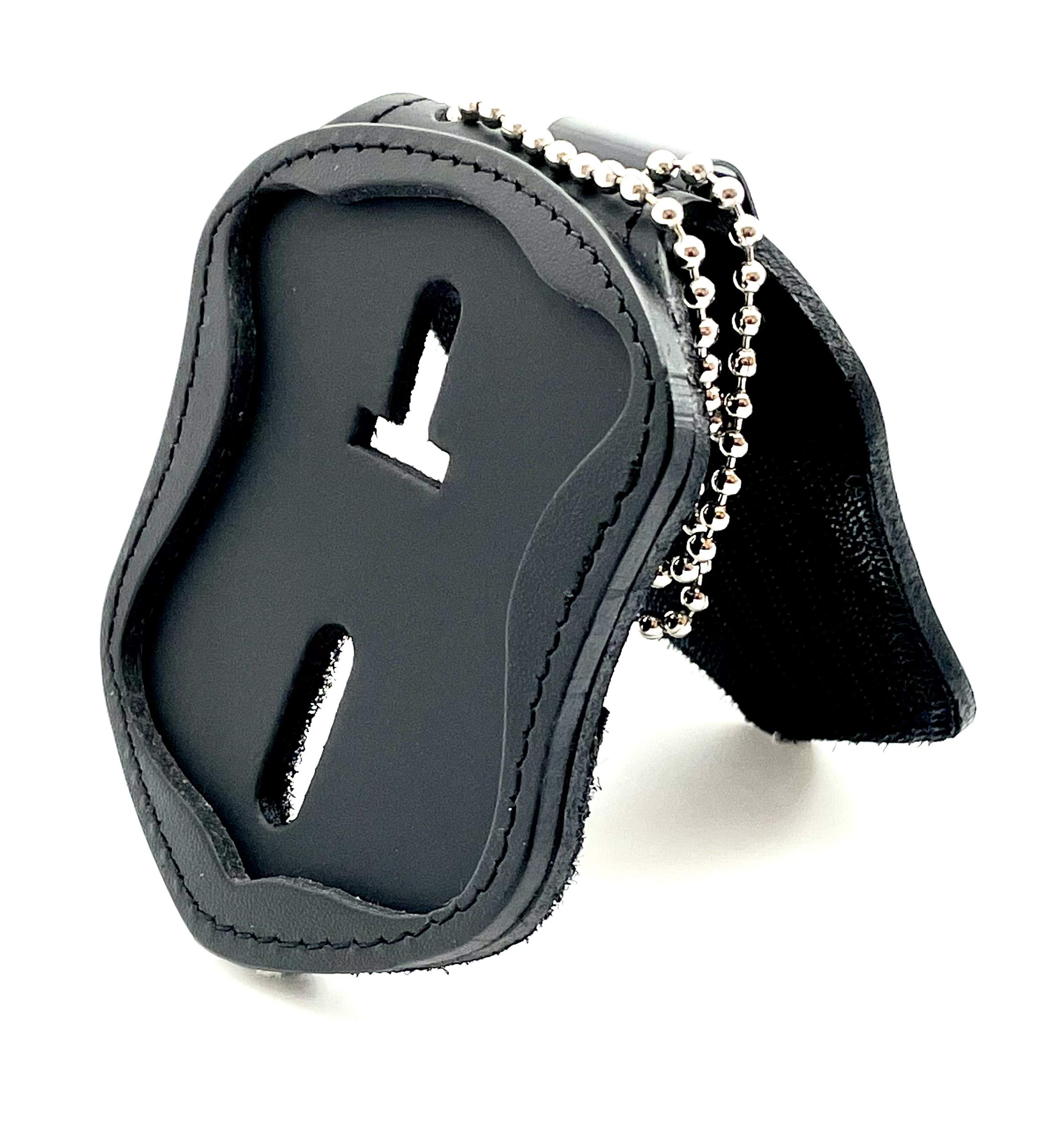 Perfect Fit Shield Wallets Boston Police Belt Clip Badge Holder with Neck Chain