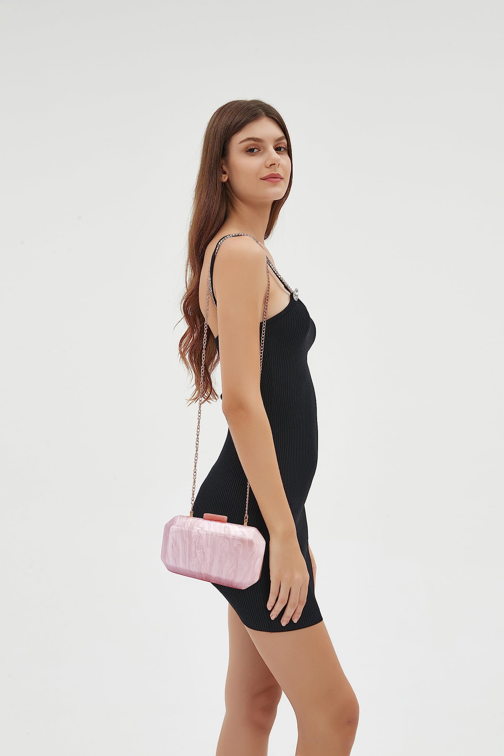 wydzrt Acrylic Purse Women's Clutch Cocktail Party Party Shoulder Bag