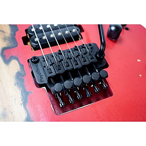 Sawtooth 6 String Primal Red Michael Angelo Batio Series ST-M24 Electric Guitar, Right, (ST-M24-PR)