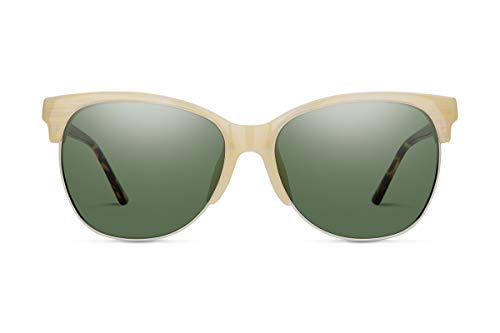 Rebel Carbonic Sunglasses, Ivory Tort / Carbonic Gray Green, Smith Optics Rebel Carbonic Sunglasses