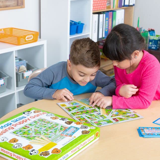 Really Good Stuff Map Skills ? Missing Puppy Game - 1 Board Game