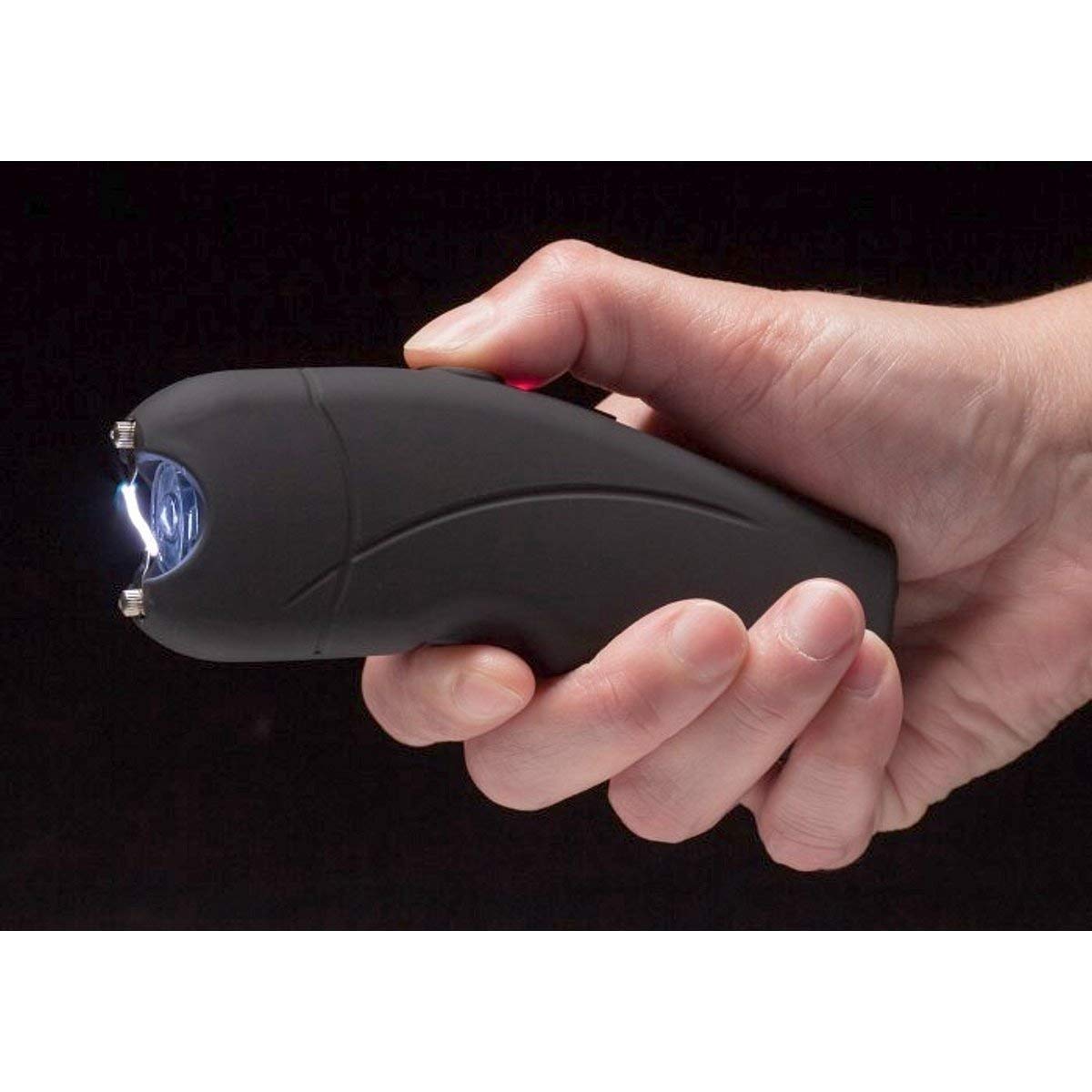 Nimrod's Wares Two Mace Stun Guns 2.4 Million Volts + LED Light + Cases Microfiber Cloth