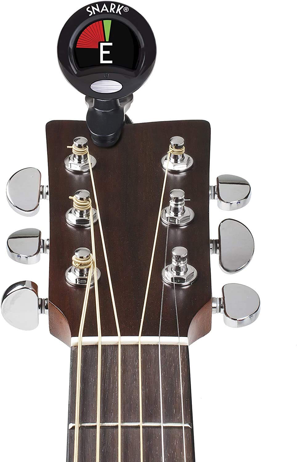 Snark SN5X Clip-On Tuner for Guitar, Bass & Violin (Current Model) & D'Addario Assorted Pearl Celluloid Guitar Picks, 10 Pack, Medium