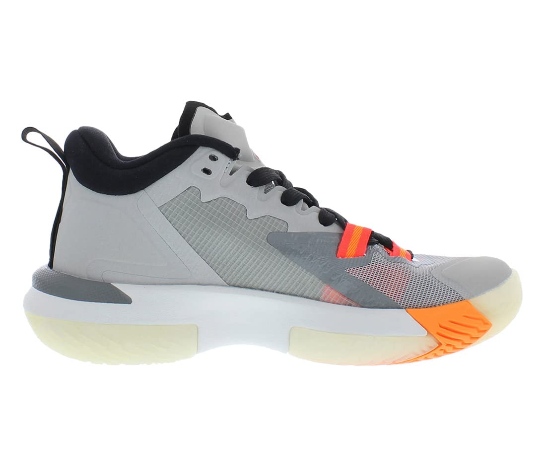 Nike Jordan Kids Zion 1 Basketball Shoe (6.5, Light Smoke Grey/Total Orange, Numeric_6_Point_5)