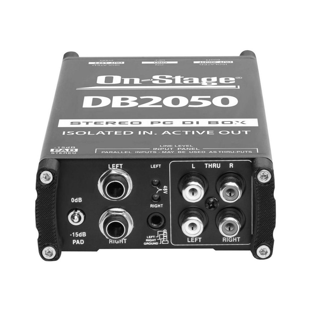 On-Stage DB2050 Active Stereo Multi-Media DI Box