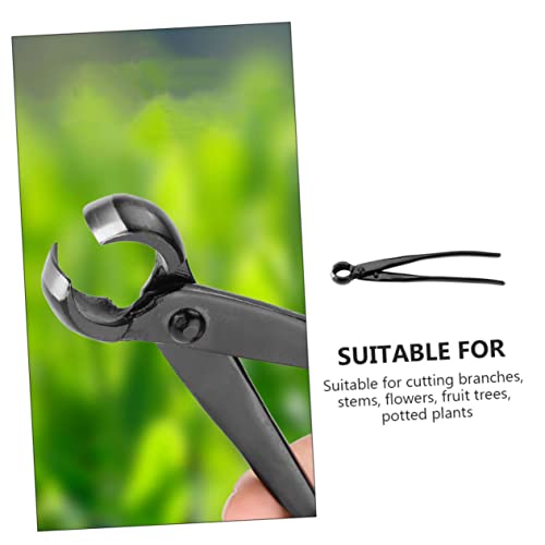 VILLCASE Bonsai Crystal Ball Scissors Round Concave Edges Pliers Branch Knob Cutter Concave Branch Cutter Pruners Tools Gardening Pruning Shears Japan Spherical High-carbon Steel