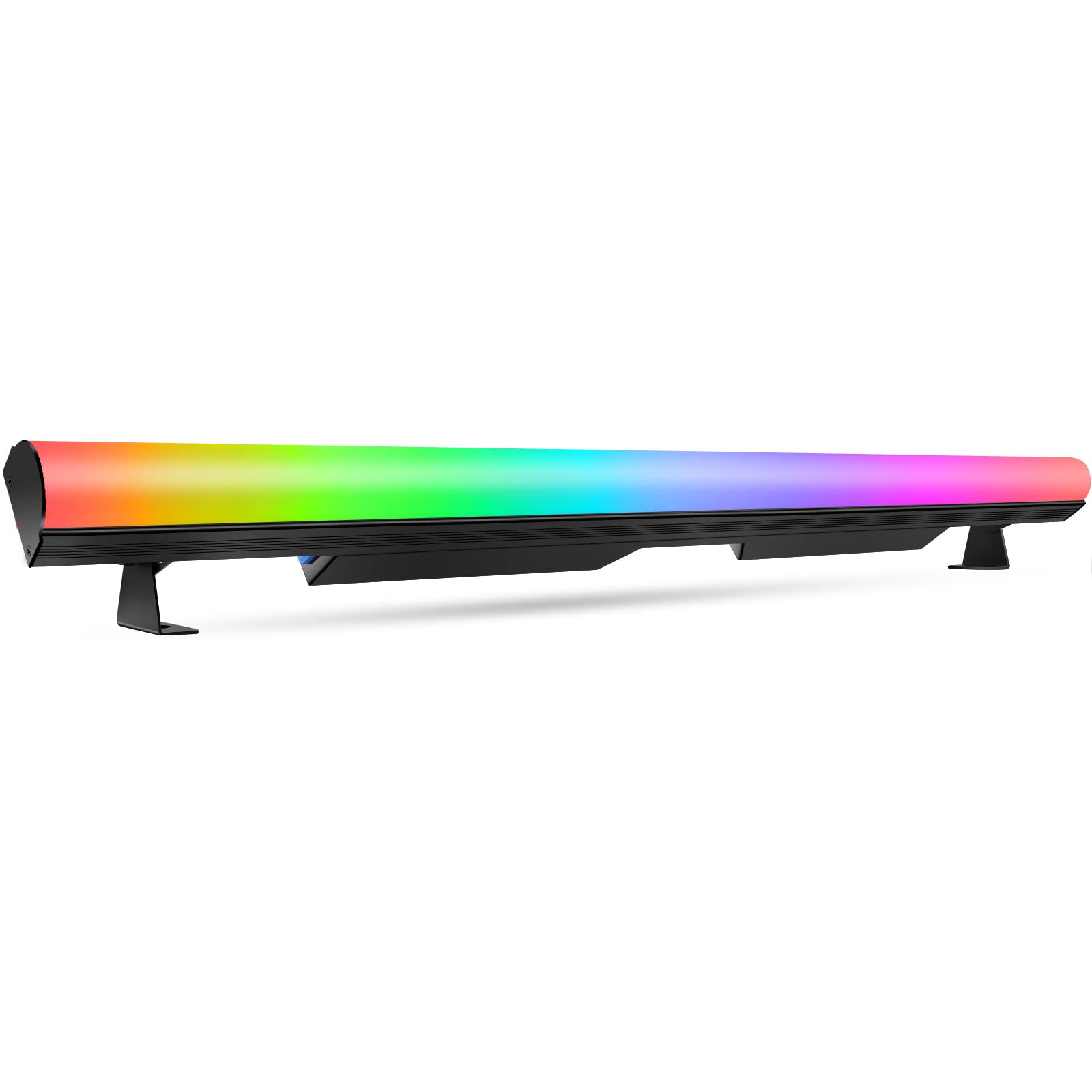 YeeSite LED Stage Light Bar - 144LED 60W DMX RGB DJ Light Bar with Diffuser Cover Sound Activated 12 Pixel 56 Shows Chase Effects Lighting Uplight for Party Events Concert Dance Wedding (12LED Light)