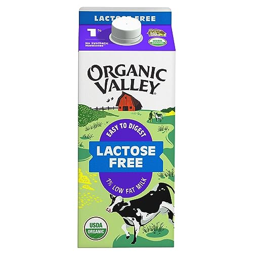 Organic Valley Ultra Pasteurized Lowfat Organic 1% Lactose Free Milk, 64 Fl.Oz