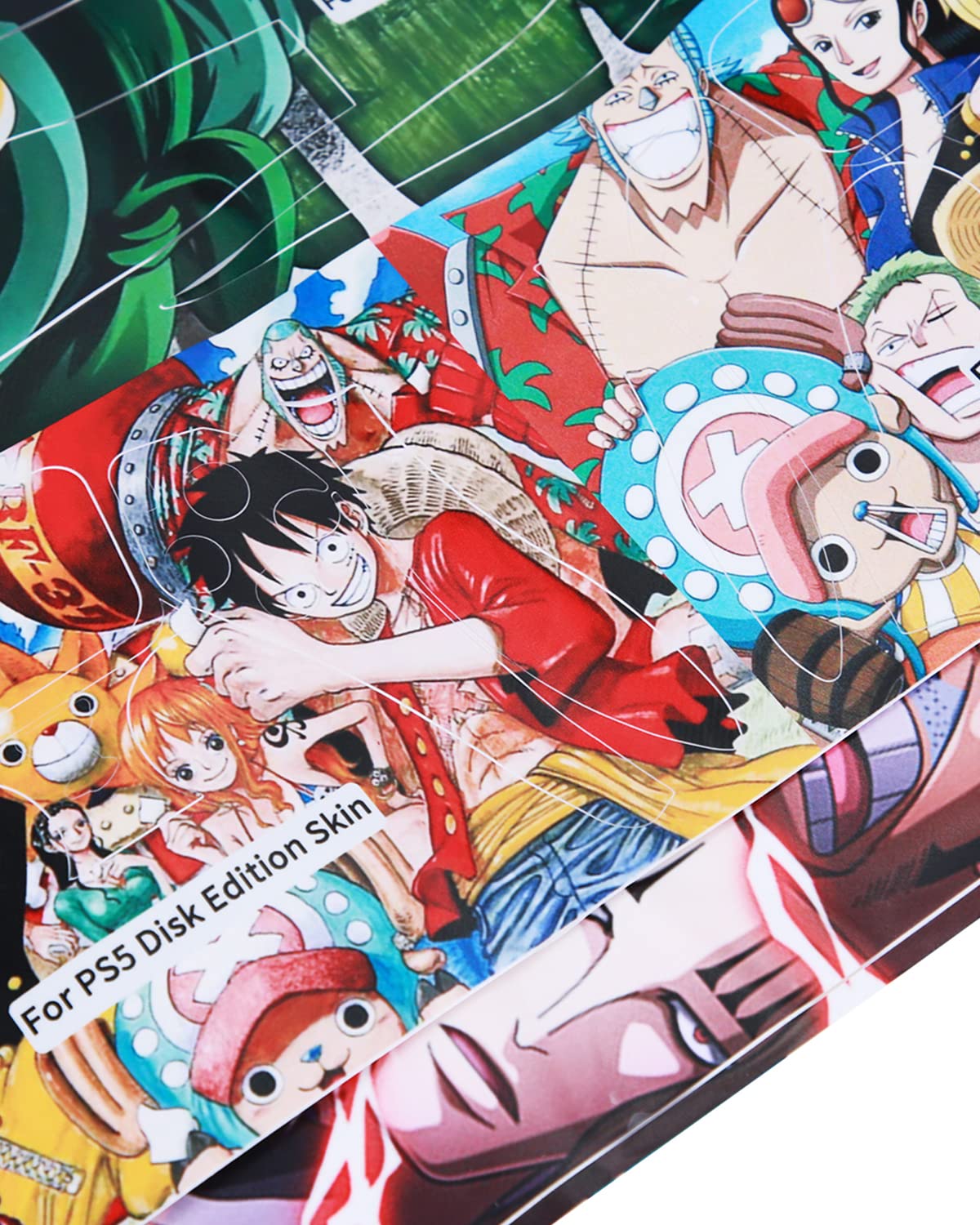 ZOA PS5 Disc Edition Anime Skin, Anime Console and Controller Vinyl Cover Skins, Compatible with Playstation 5