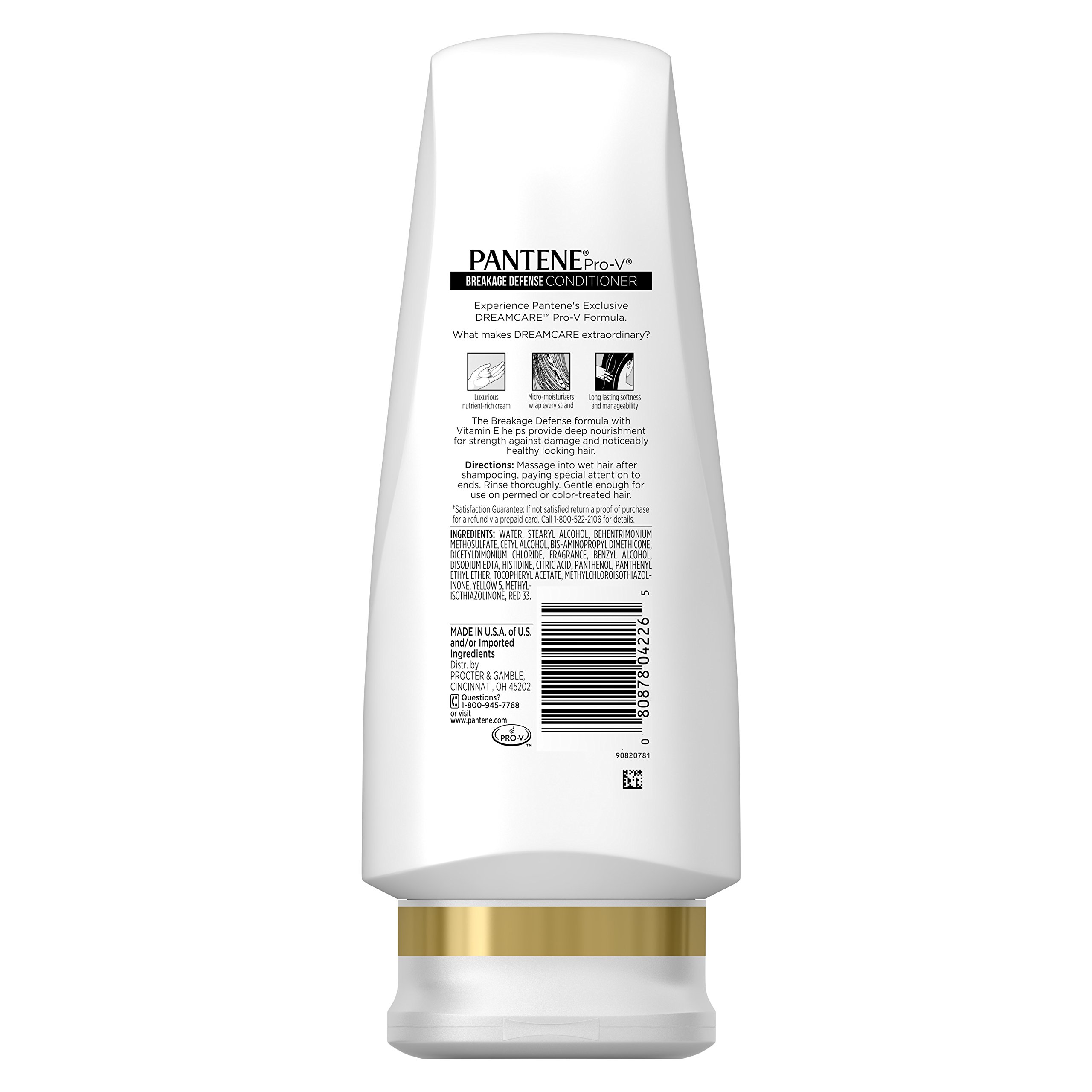 Pantene Pro-V Breakage Defense Conditioner, 12.0 fl oz (Packaging may vary)