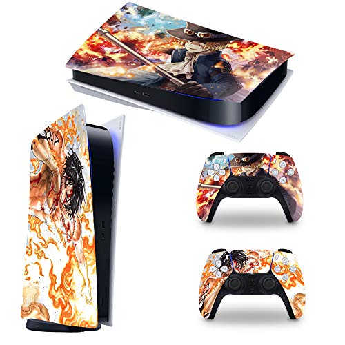 Pirate King Sea PS5 Standard Edition Whole Body Vinyl Skin Sticker Decal Cover for PlayStation 5 System Console and Controllers