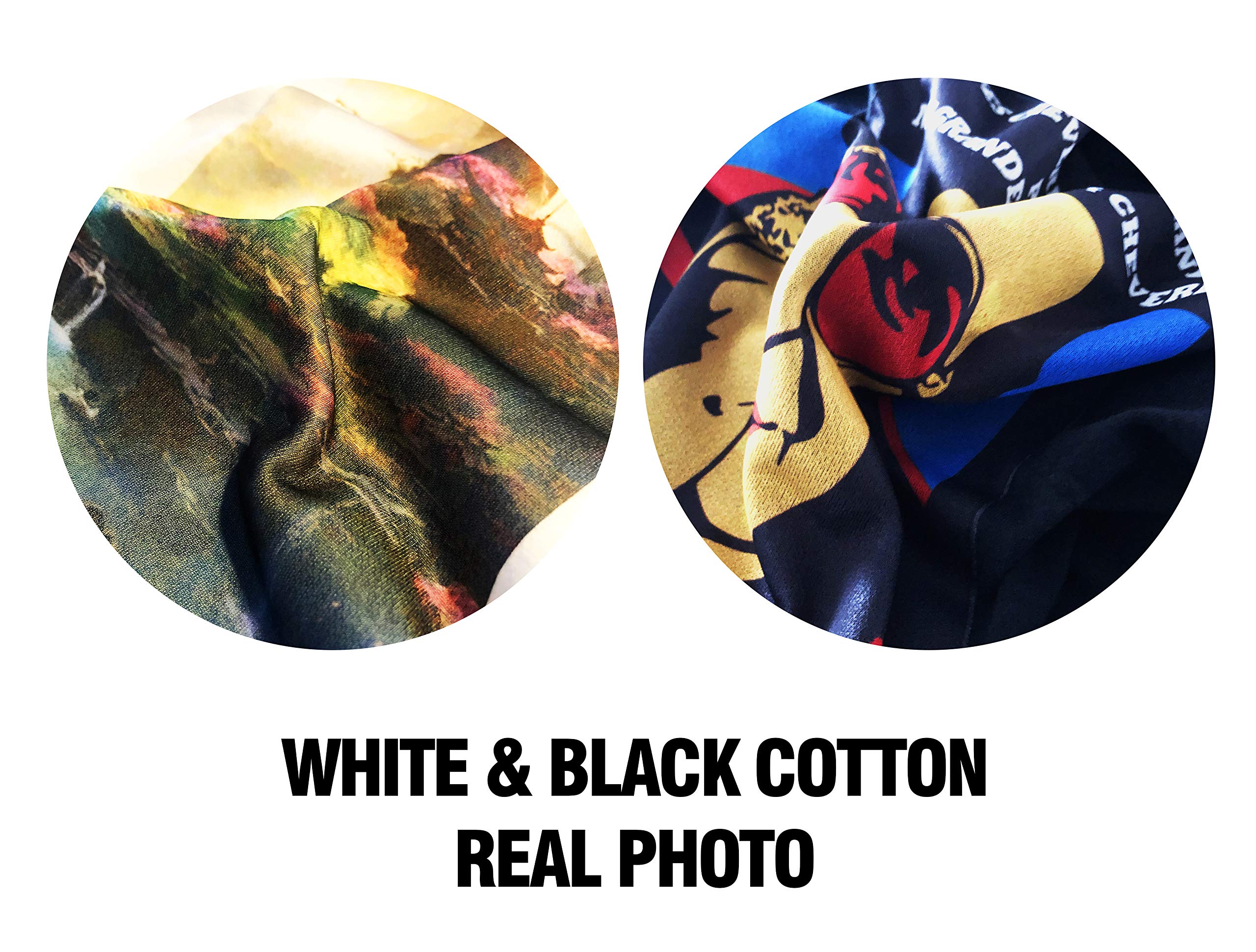 Subli-Cloth Cotton Sublimation Dark & Light Cloth Fabric Sheet Pack (A4 x 20 Units) (21cmx29cm)
