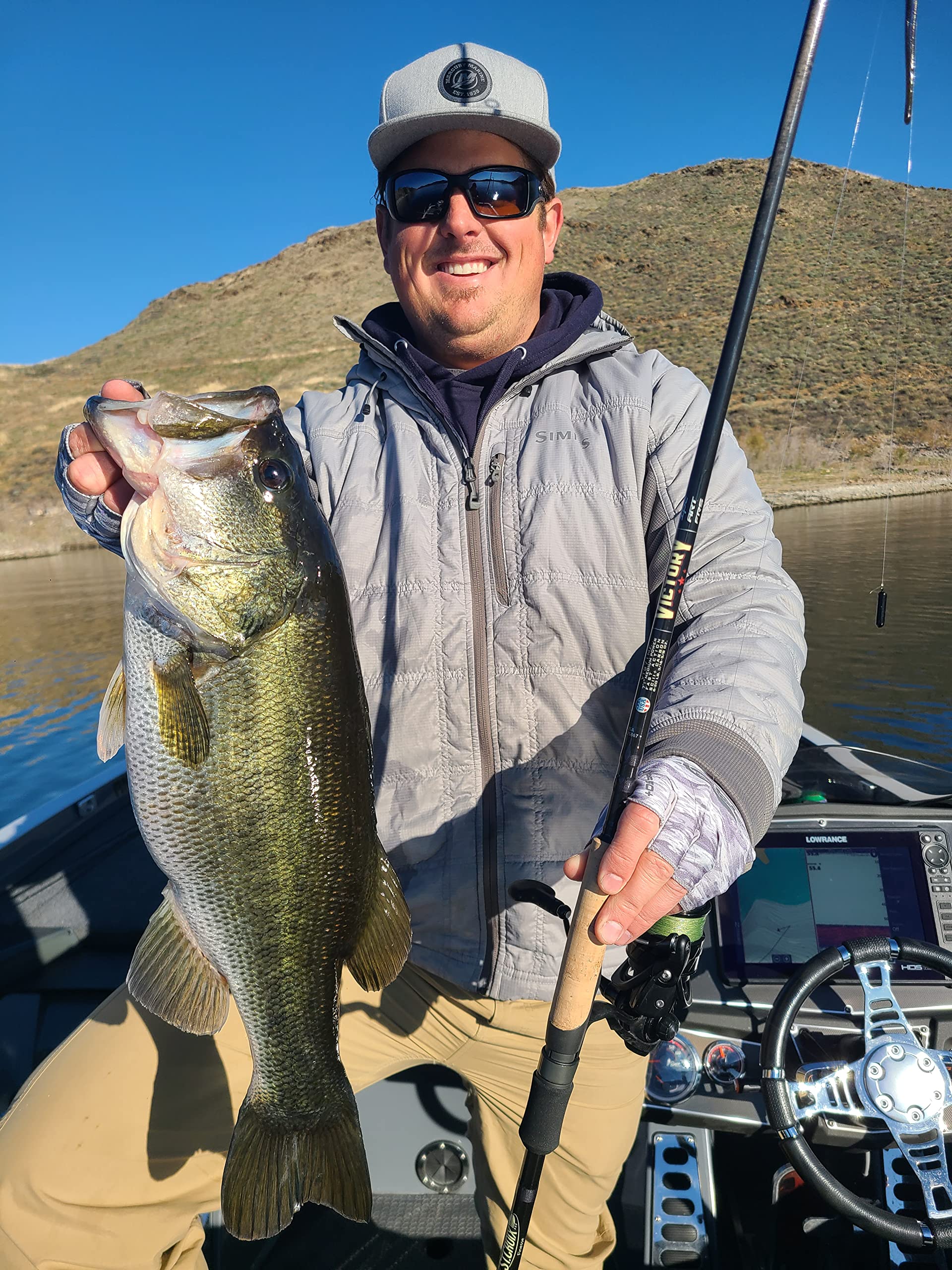 St. Croix Rods Victory Spinning Rod, 7'1"(VTS71MHF)