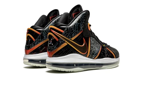 Nike Lebron VIII QS Black/Black/White/Multicolor 7.5 D (M)