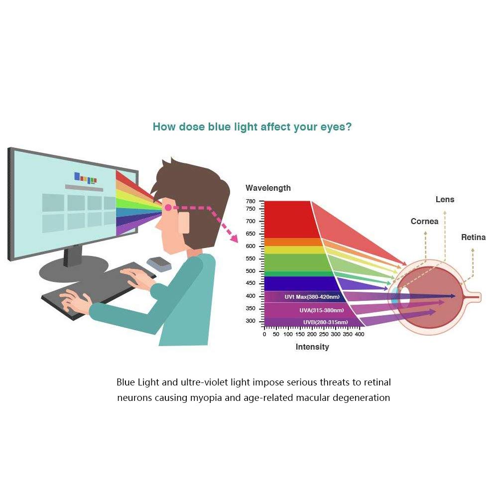 Pavoscreen Blue Light Blocking Screen Filter for HP,Dell,ASUS,Lenovo,Acer 15.6 inch Laptop, Ease Eye Strain, Bubble Free HD Screen Protector(16:9)